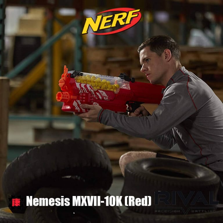 Súng Nerf RIVAL Nemesis MXVII-10k (Red) - Kang Nerf