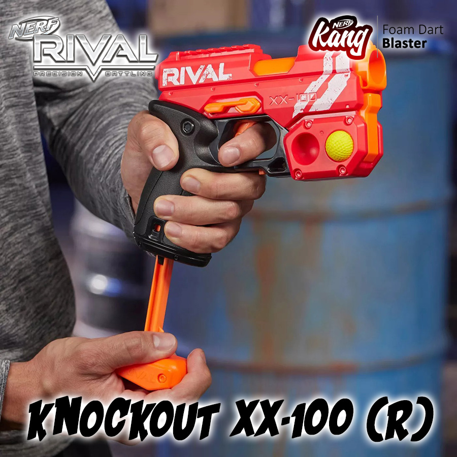 Súng Nerf RIVAL Knockout XX-100 (Red) - Kang Nerf