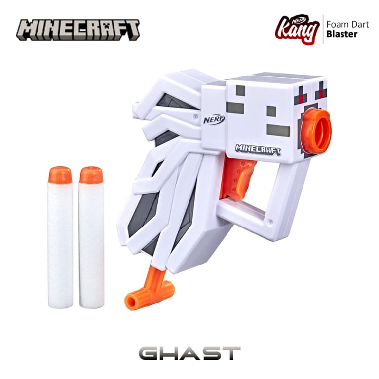 Súng Nerf Minecraft Ghast - Kang Nerf - Súng đồ chơi đạn xốp chính hãng