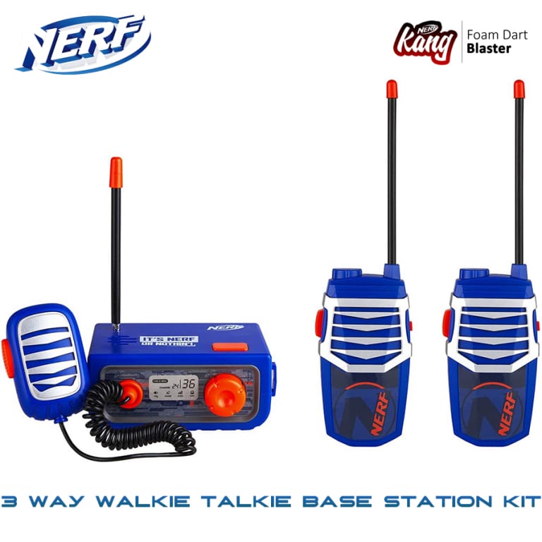 Bộ đàm Nerf 3 Way Walkie Talkie Base Station Kit - Kang Nerf - Súng đồ ...