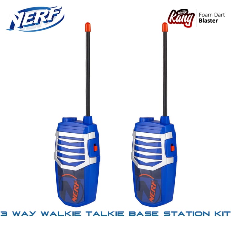 Bộ đàm Nerf 3 Way Walkie Talkie Base Station Kit - Kang Nerf - Súng đồ ...
